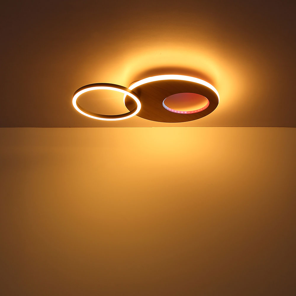 LED Deckenleuchte, RGB Farbwechsler, Dimmbar, Fernbedienung | ETC Shop