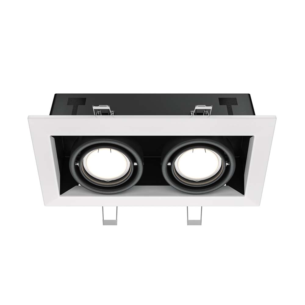 Spot encastrable, métal blanc, douille GU10, L 21,5 cm | ETC Shop ...