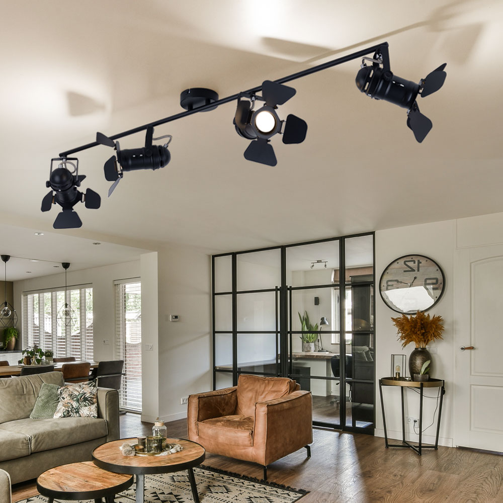 Lampes de plafond Plafonnier Salle à manger Spot avec spots de film ...