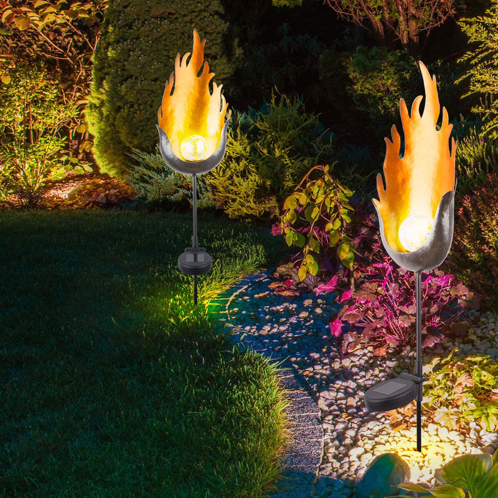 Flame Led Outdoor Lighting Euri LED Flicker Flame Hanging Lantern