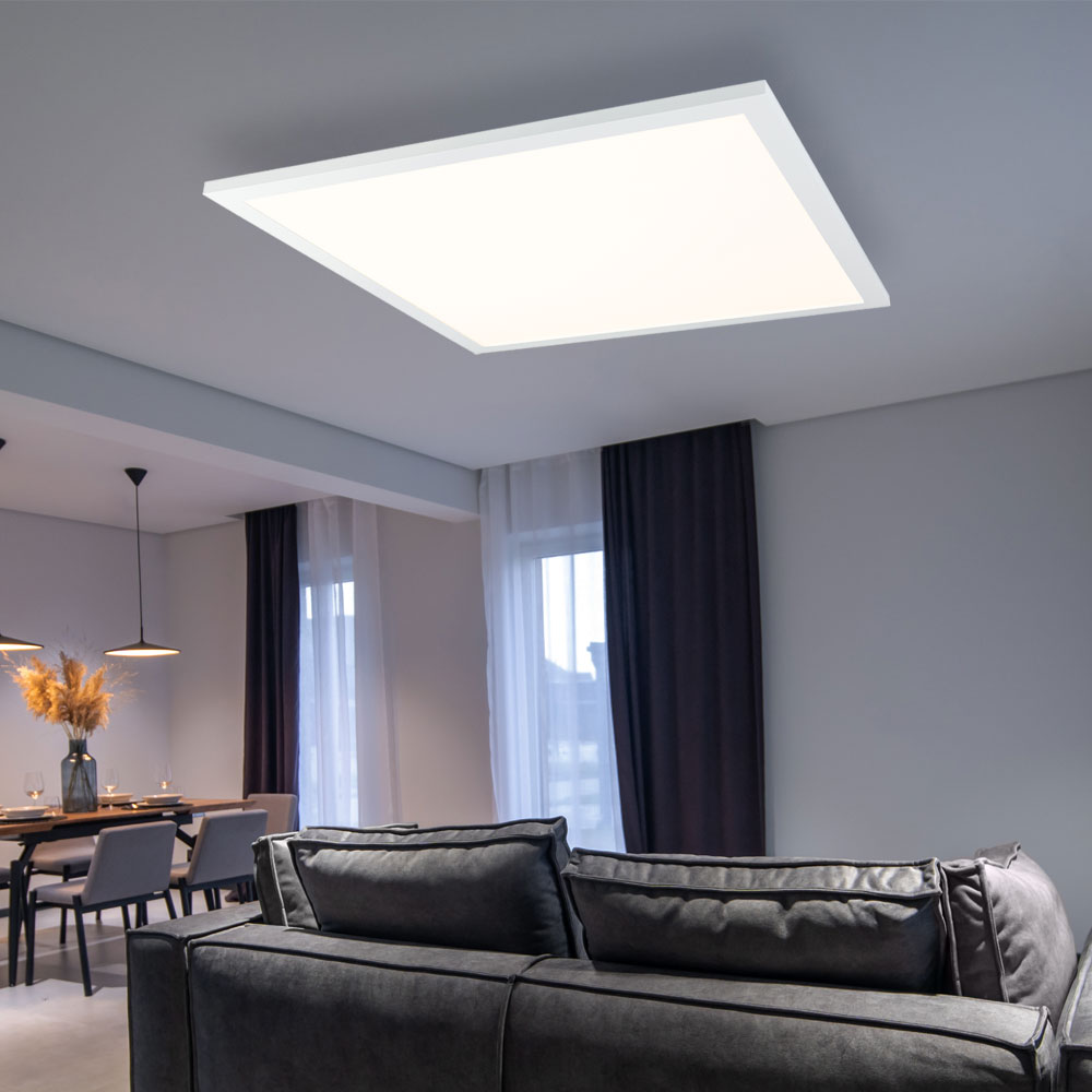 Ceiling panel aluminum white surface-mounted panel modern ceiling light ...