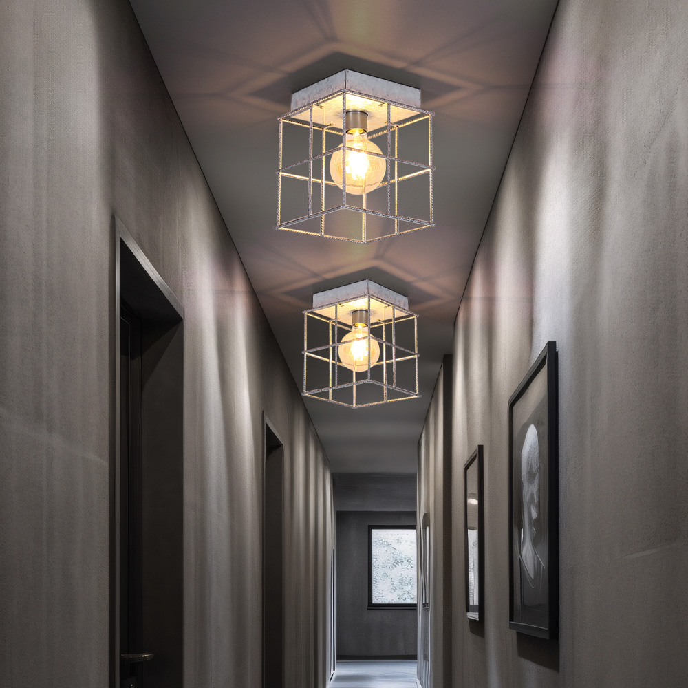 Ceiling light 1-bulb ceiling lamp living room industrial spotlight E27 ...