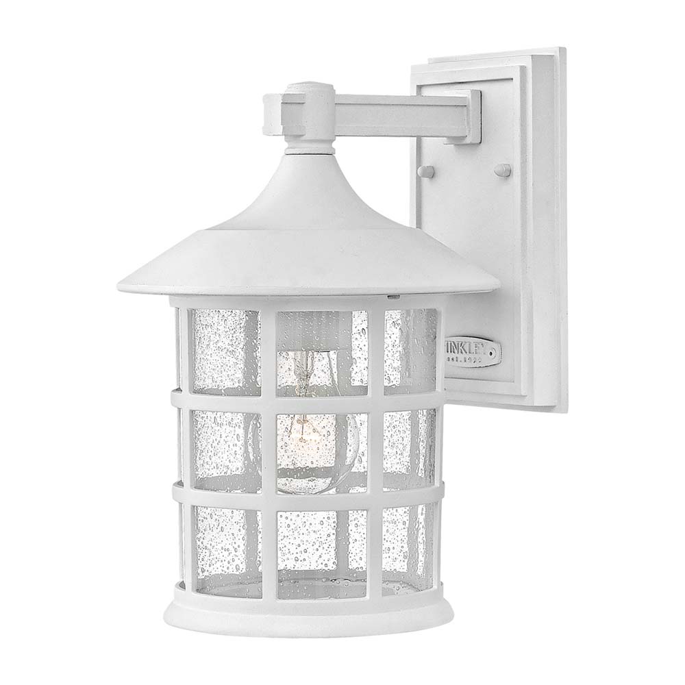 Außenlampe, IP44, weiß, Glas, klar, E27 Fassung | ETC Shop