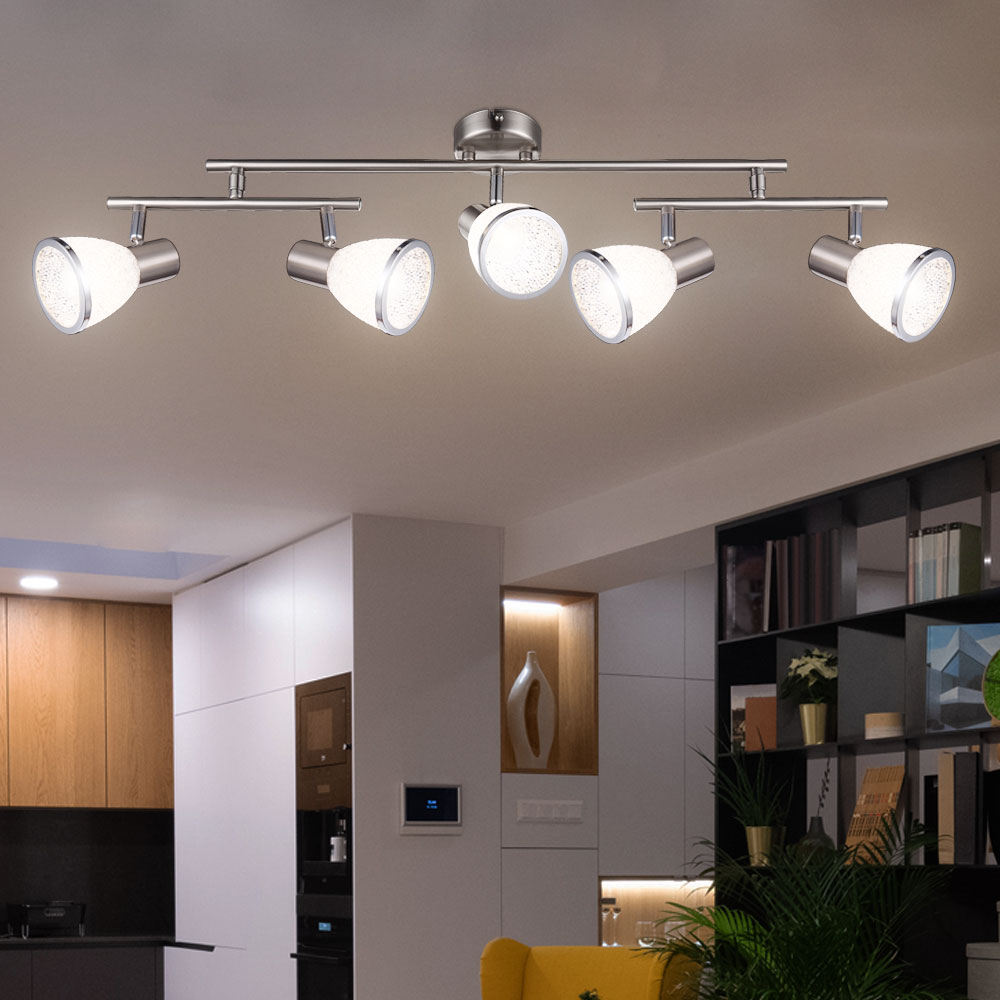 LED Deckenstrahler mit Acrylkugeln und Chromring RACHEL | ETC Shop