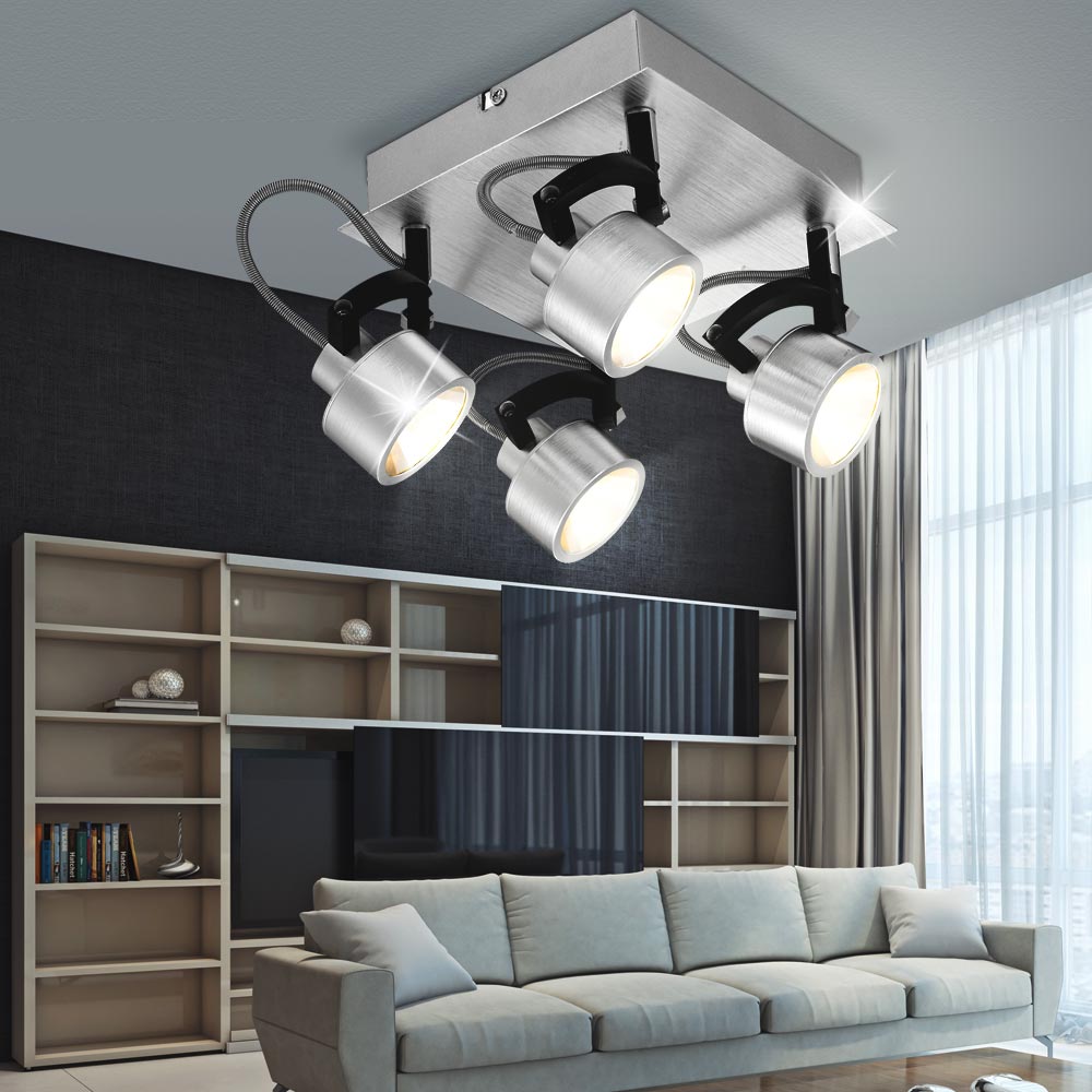 Elegant LED ceiling light with movable spots HALEY | ETC Shop: lamps ...