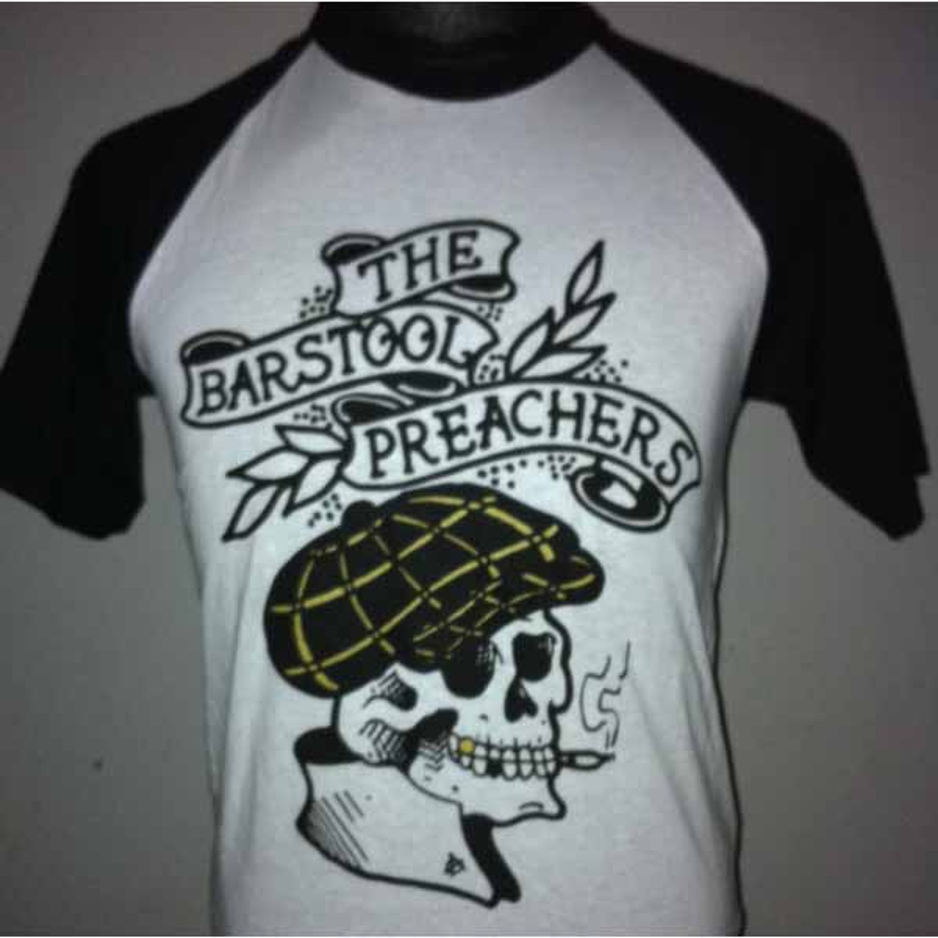 T-Shirt - Baseball - The Bar Stool Preachers - Logo - weiß | randaleshop.de