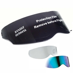 Bandit Helmets Visors for Alien 2 II Fighter EXX iridium mirrored clear ...