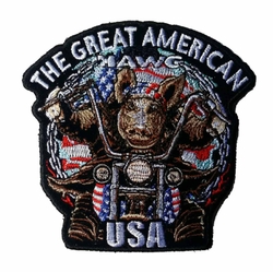 The Great American Hawg Patch 5" PPA295 | GLS Products