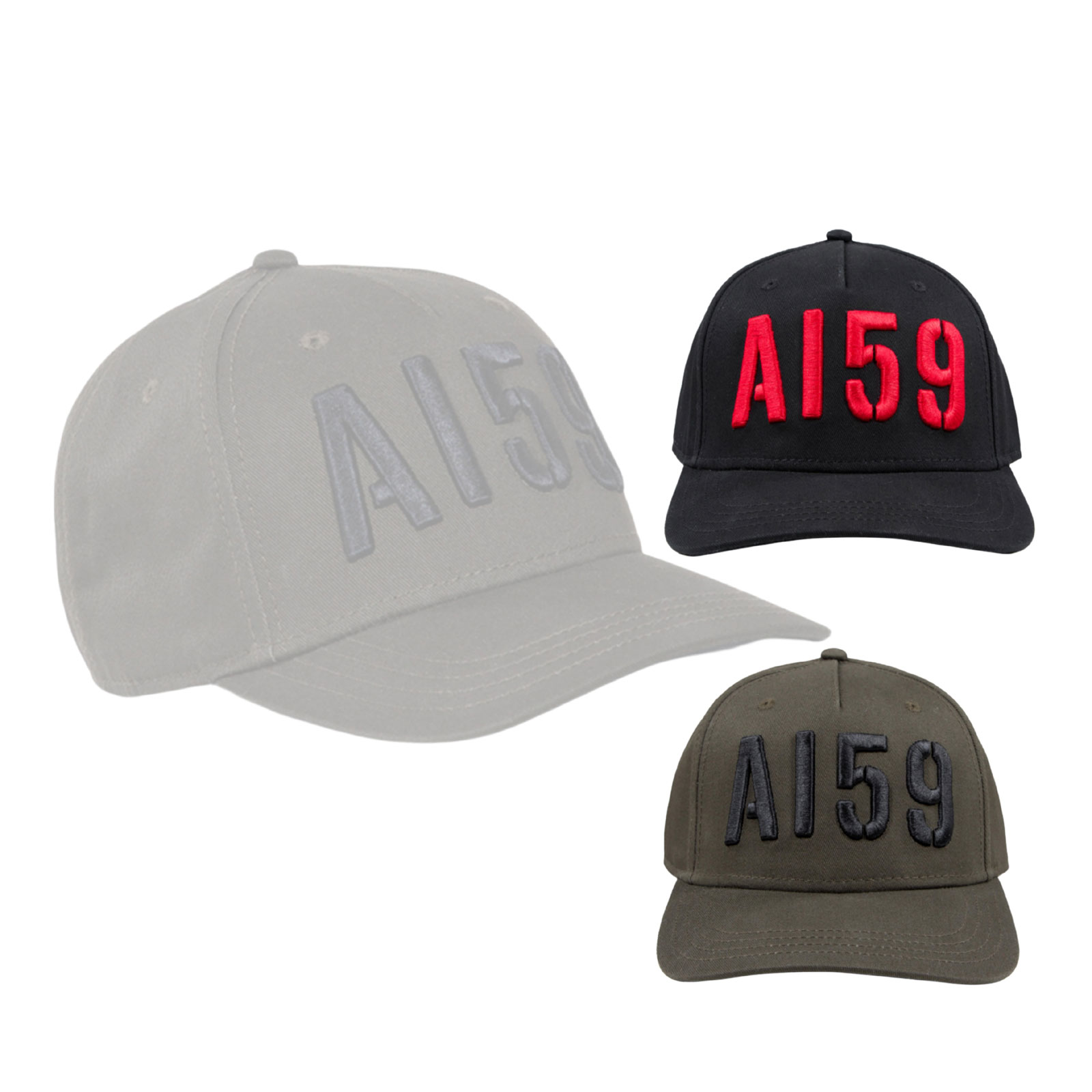 Alpha Industries Herren Baseball 3D Cap 116903 bestickt sechsteilig ...