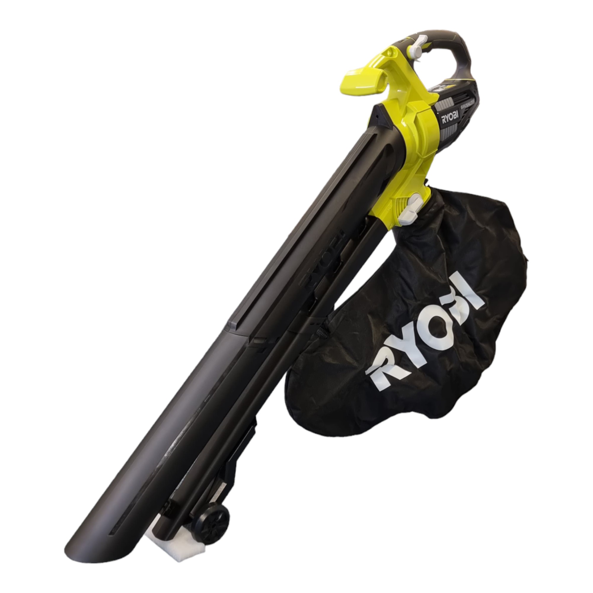 RYOBI OBV18 215 Akku Laubsauger 18 V ONE Brushless 7 56 m min 2x Akku 1 5 Ah Ladegerat DINOTECH e.K