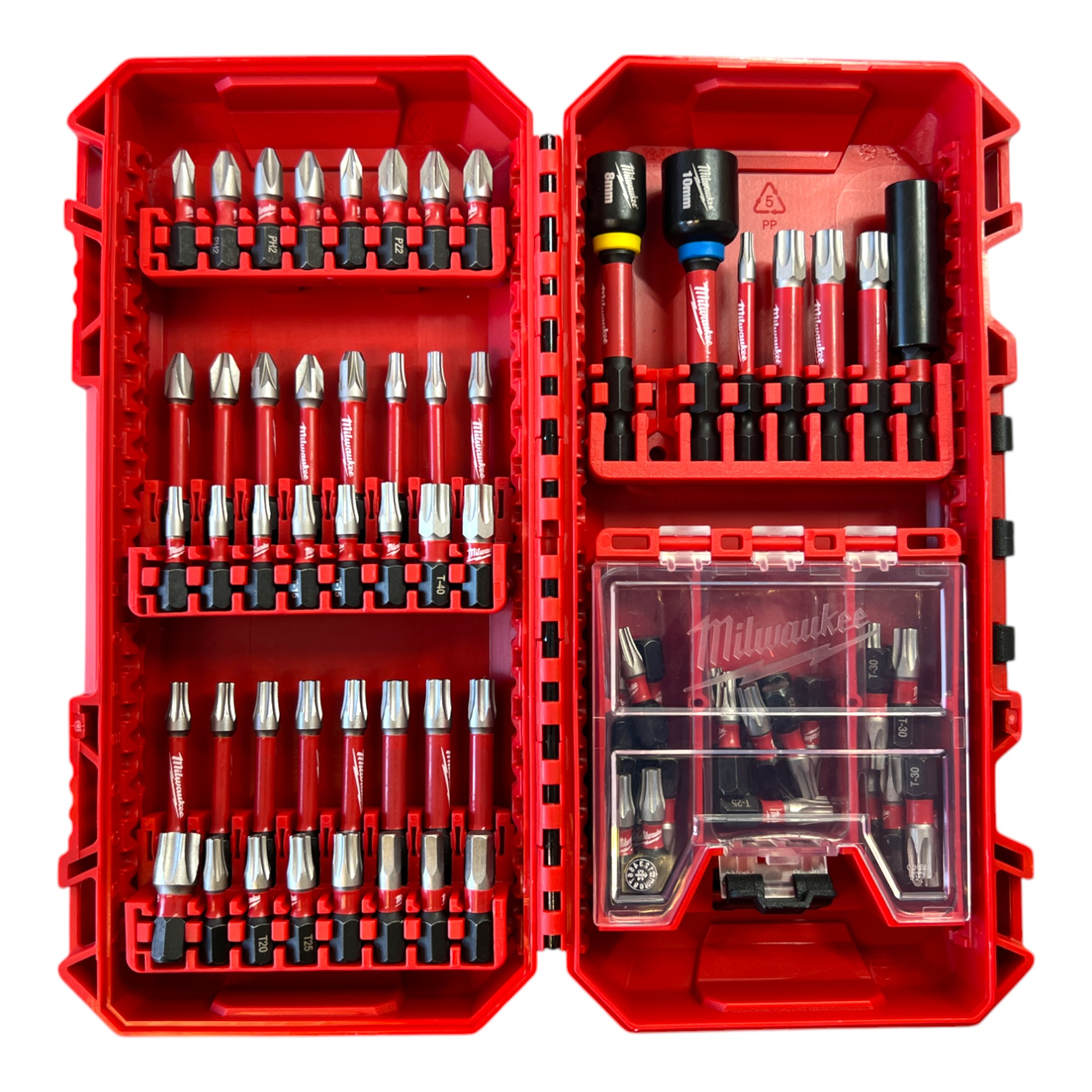 Milwaukee Shockwave Bit Set 75 tlg. schlagfestes Bit Set Impact Duty 4932492008 DINOTECH e.K