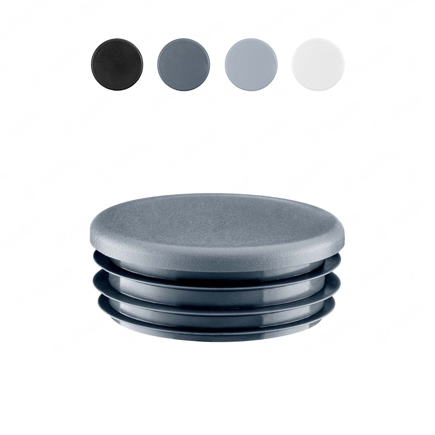 Round Plug 76 mm Black | EMFA GmbH