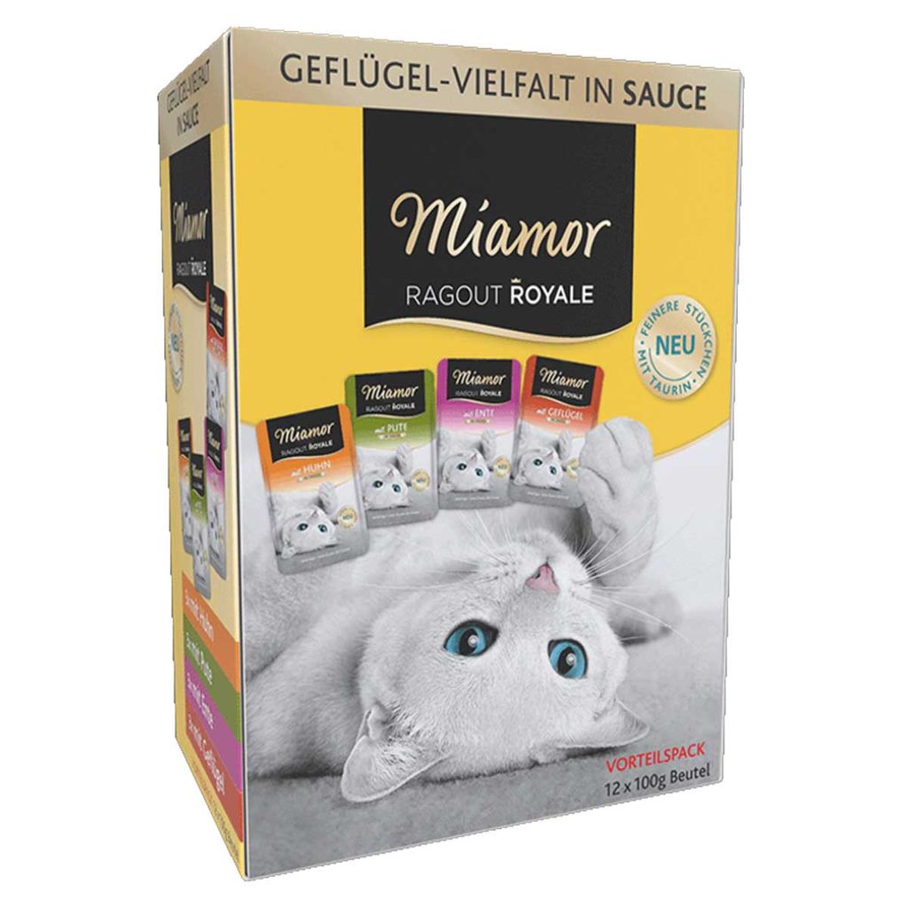 Miamor Ragout Royale Geflügelvielfalt in Sauce Multibox | Fuettern-mit ...