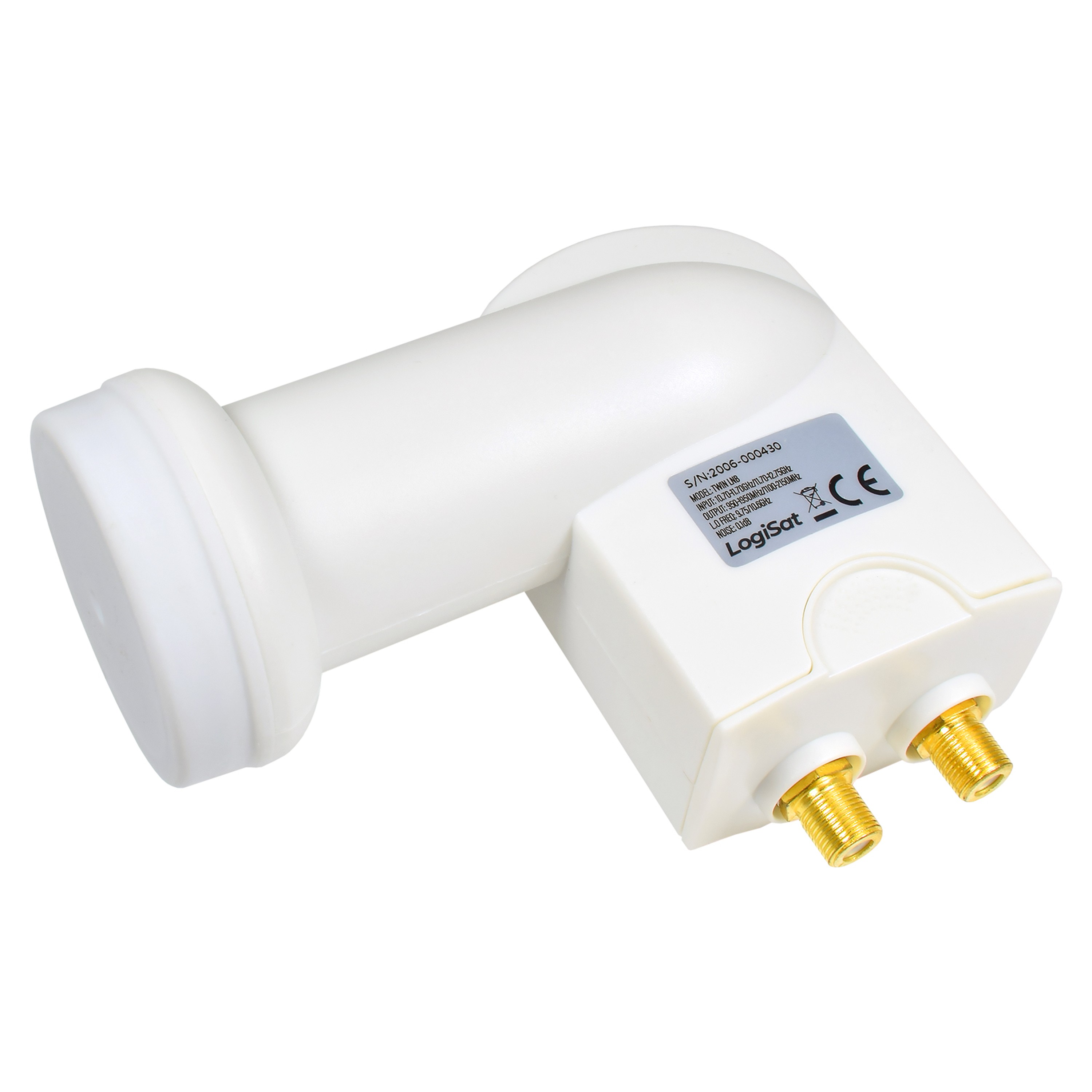 TWIN LNB 0,1dB DIGITAL SAT LMB FULL HDTV HD 3D Ultra DUAL 2 Teilnehmer ...