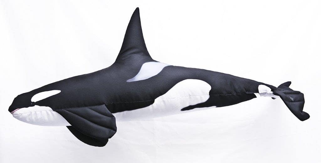 Gaby Stofffisch Orca mit 118 cm Länge | thinkbig.fish