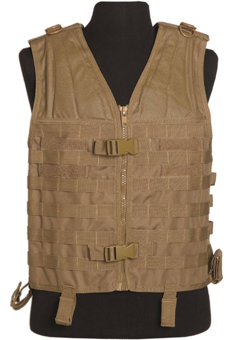 Weste Molle Modular System Carrier Weste Coyote Tan | ID Paintball