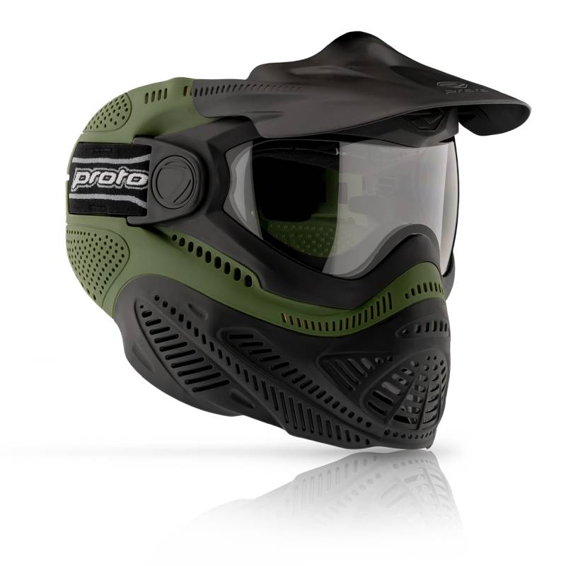 Proto Switch FS Olive Paintball Mask with Thermal Lens | ID Paintball