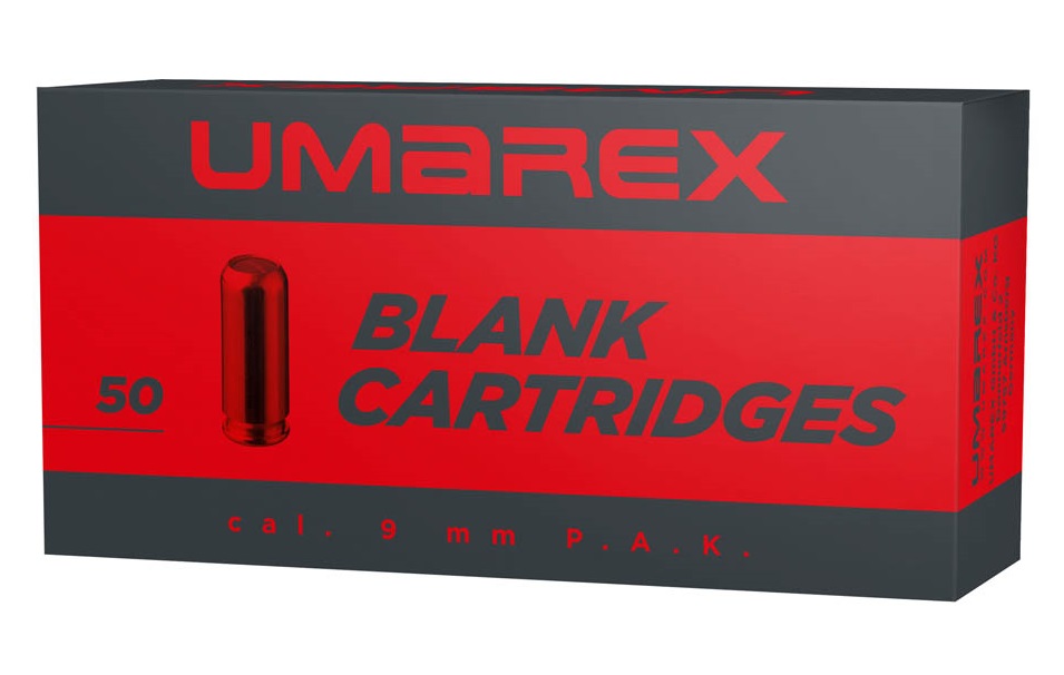 Umarex blank cartridges 50 rounds 9mm P.A.K. | ID Paintball