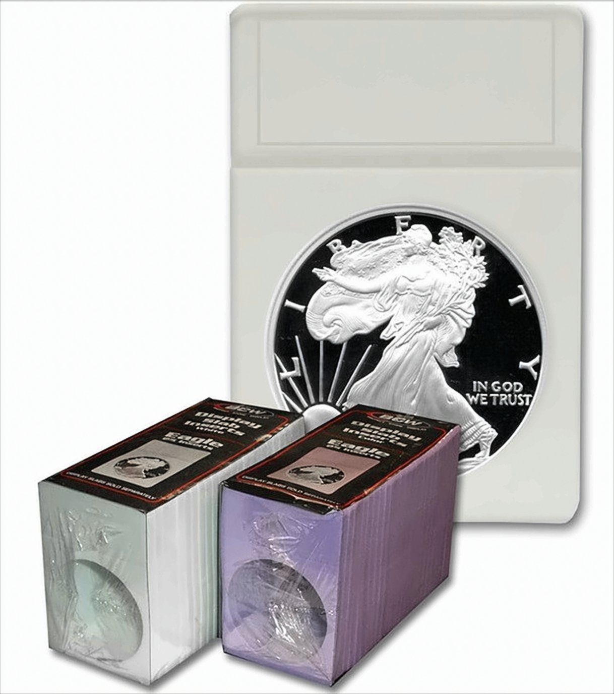 BCW Display Slab Insers white - Eagle (25 ct.) | Game World Shop