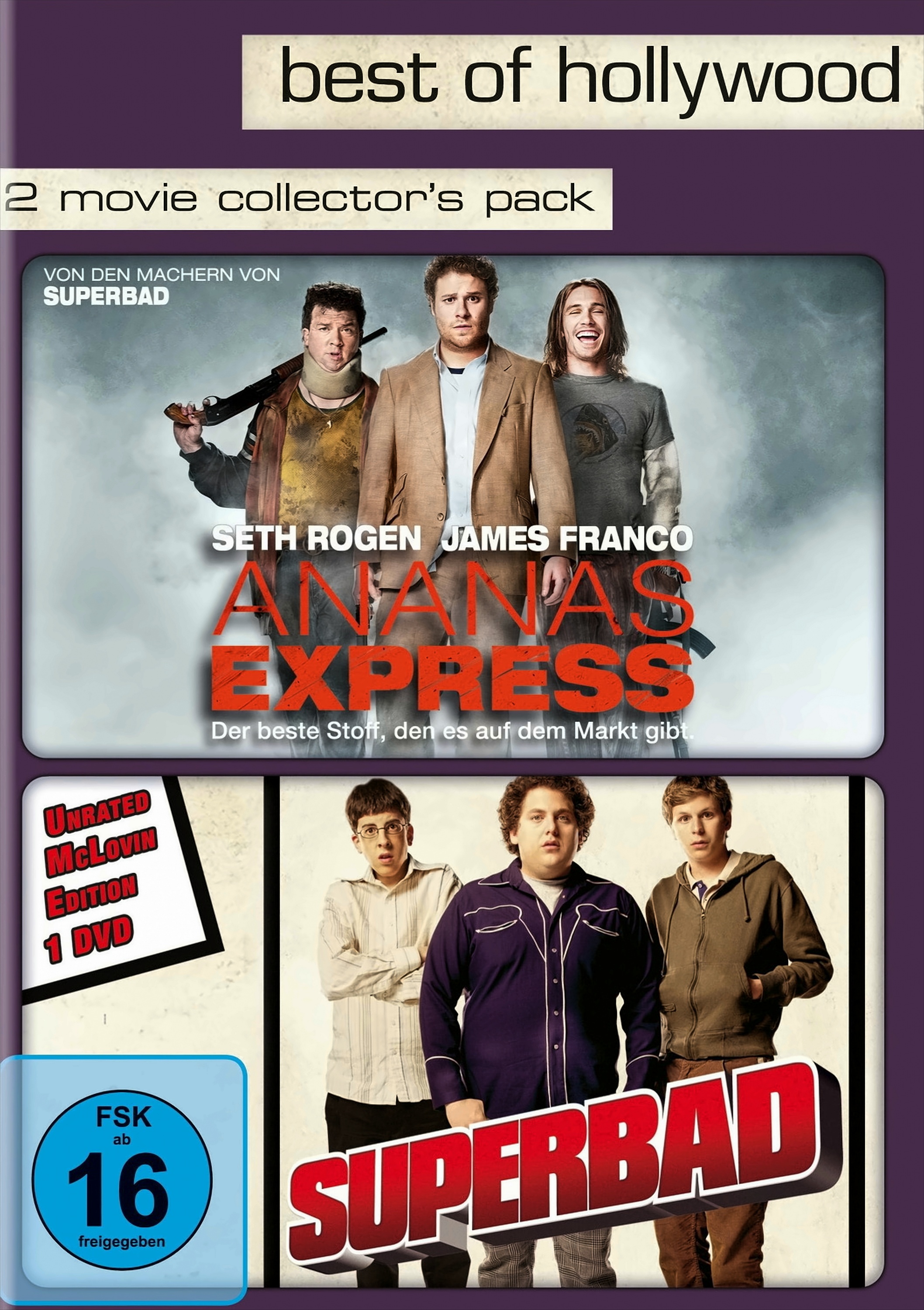 Best of Hollywood - 2 Movie Collector's Pack: Ananas Express / Superbad ...