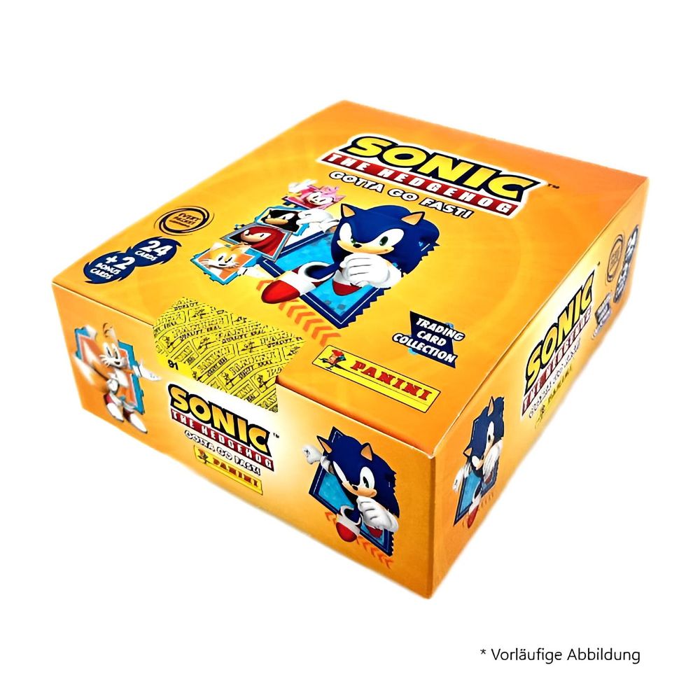 Sonic The Hedgehog - Gotta Go Fast! - Trading Cards Fat Packs Display ...