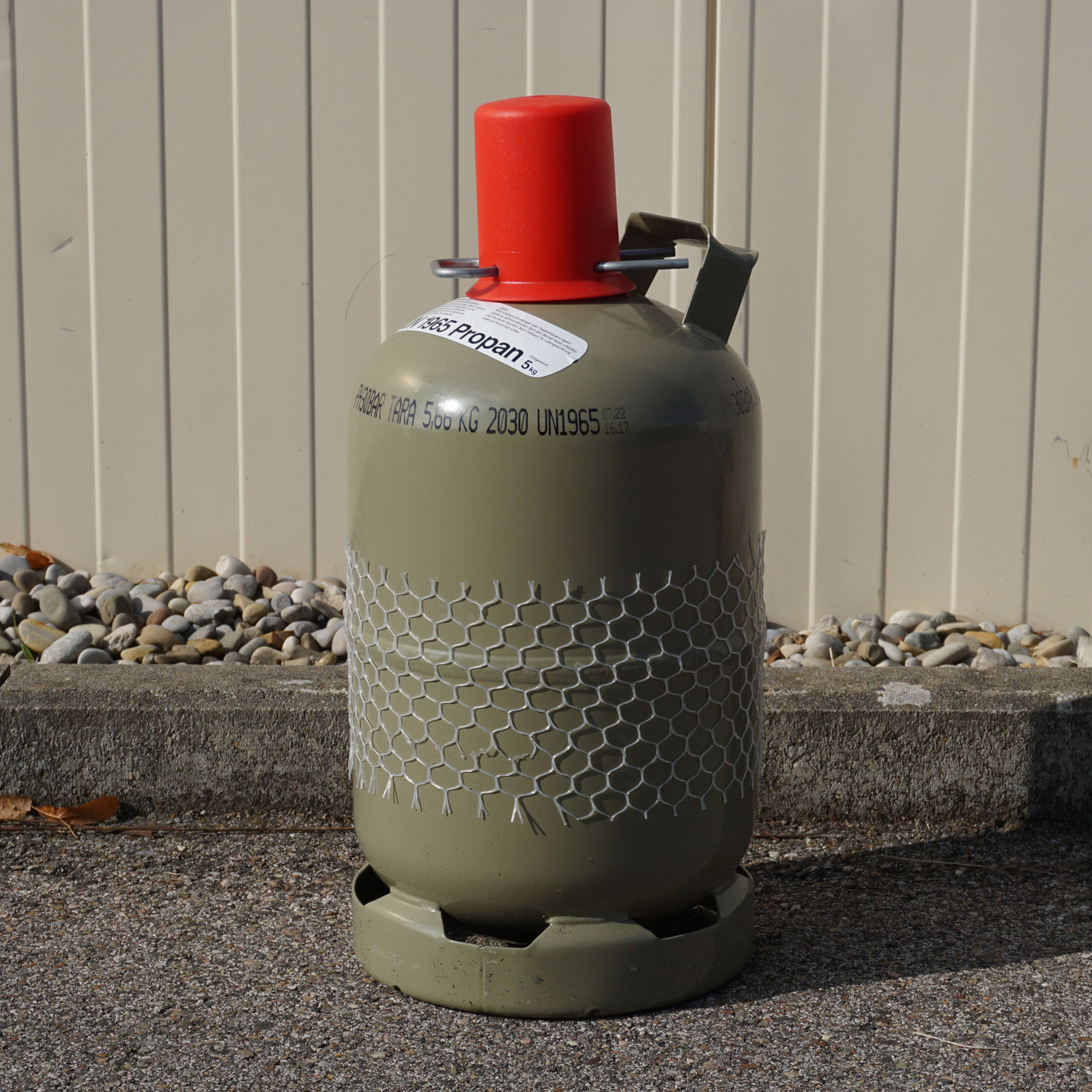 Stabilo Gasflasche 5kg Grau Mit F llung Oder Im Tausch Tauschen F r