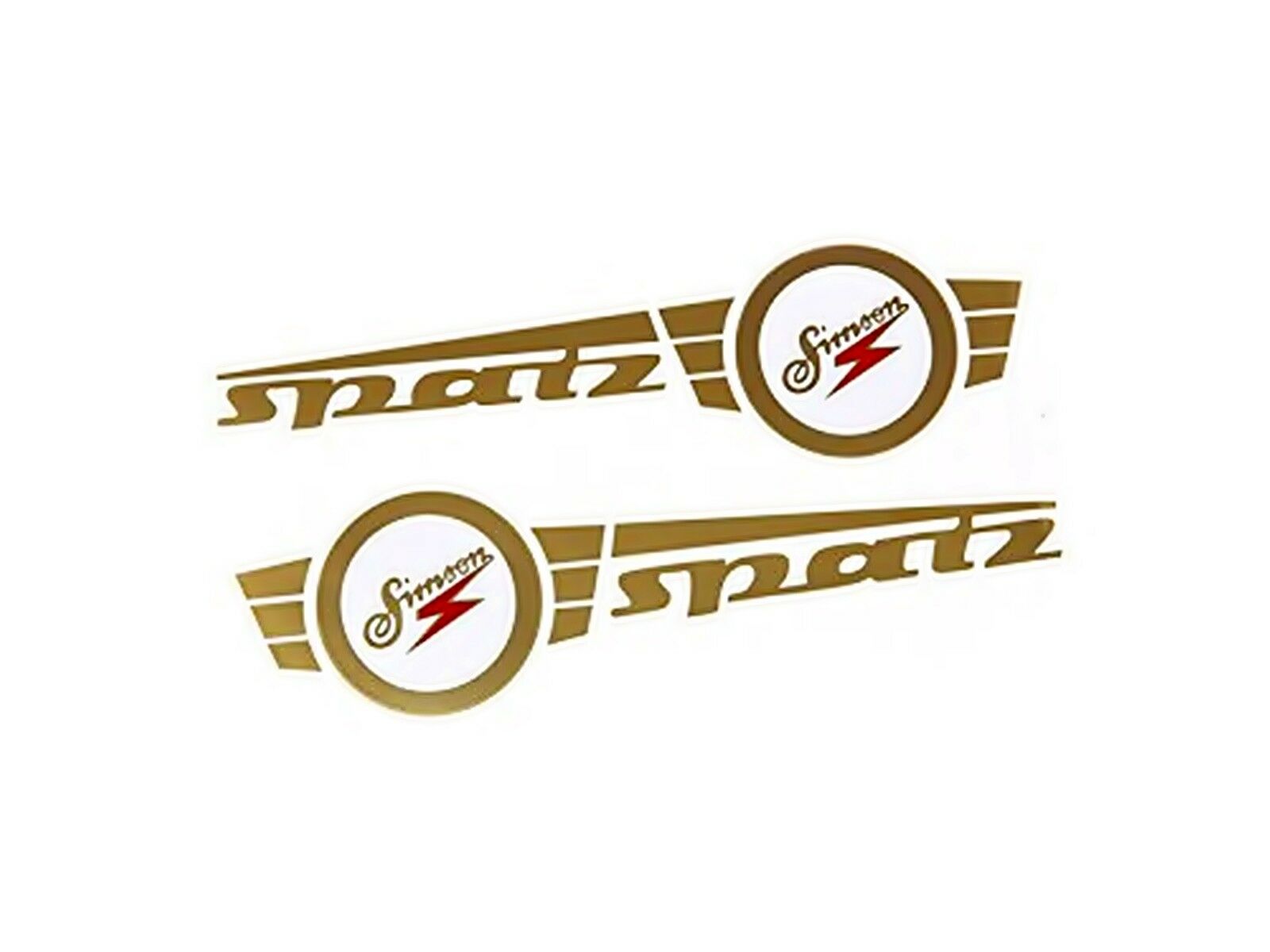 1 Paar Aufkleber Simson Spatz SR4-1 Links und Rechts Tank Set ...
