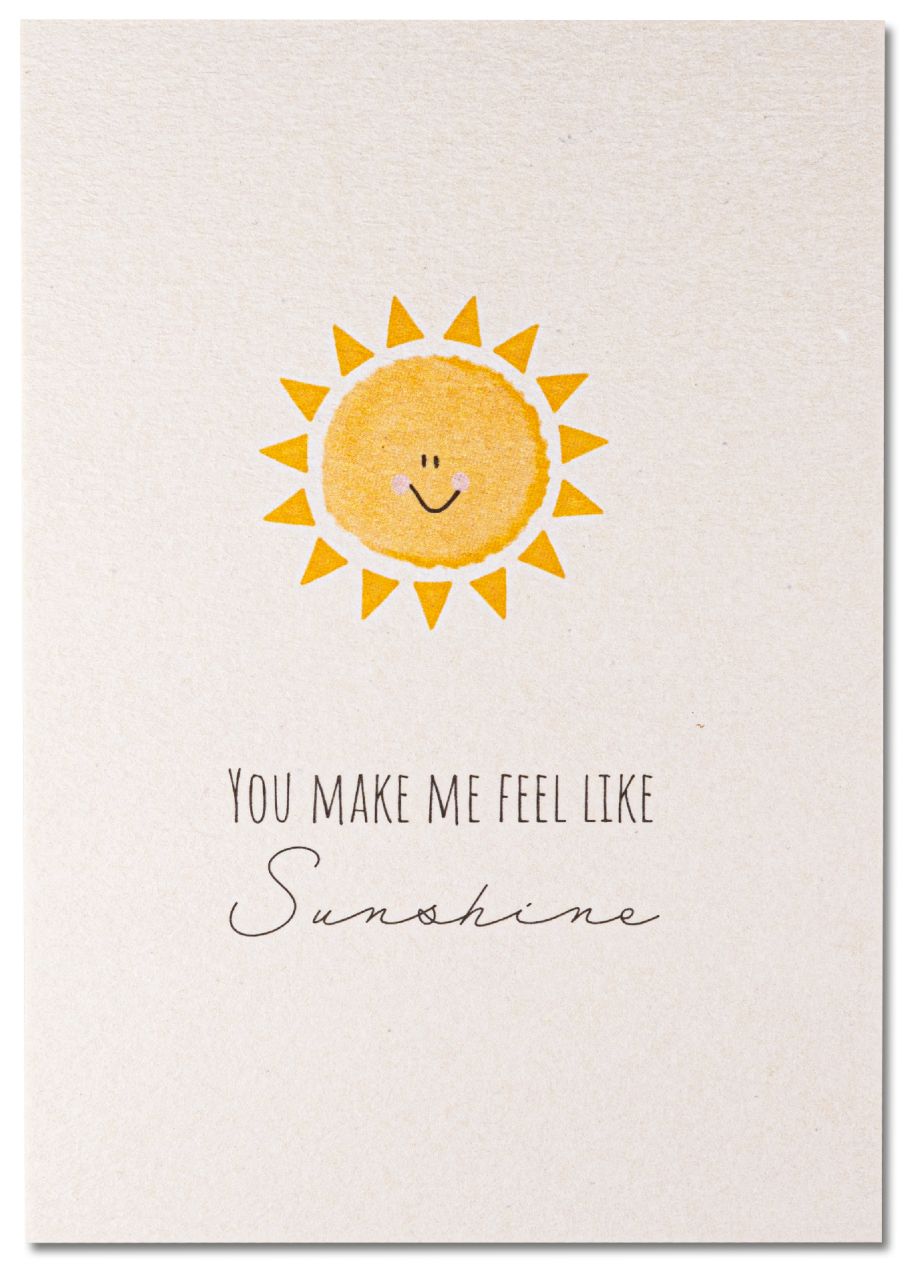 Karte Feel like Sunshine | Glücksgriff Kassel