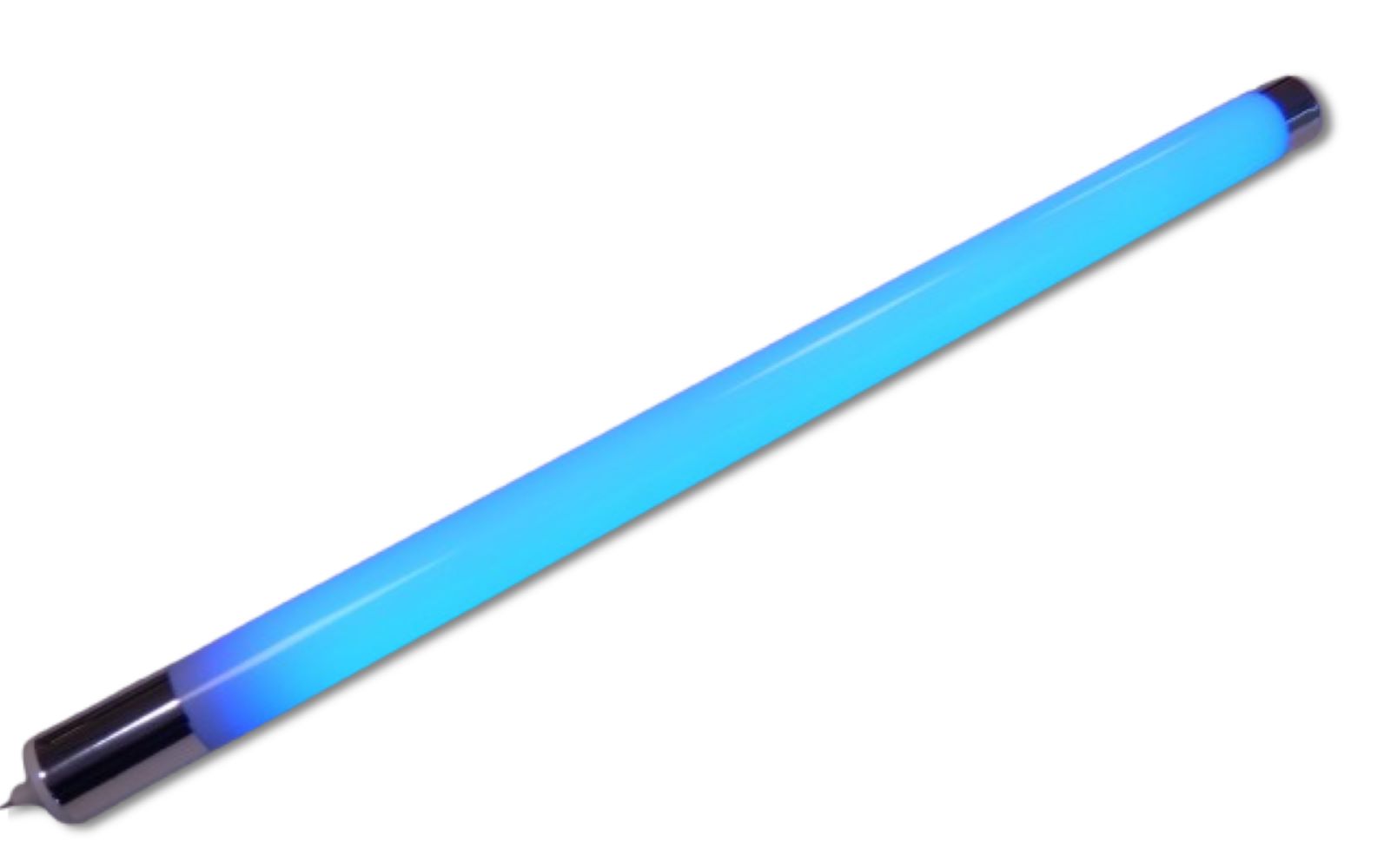 9735 LED Leuchtröhre matt 12 Volt 18W blau 1,53 m lang Ø 38 mm ...