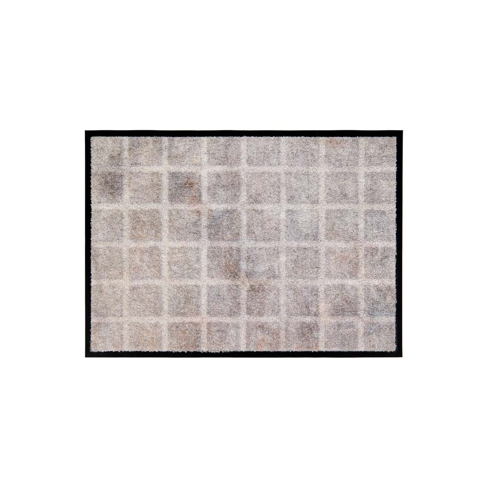 Schöner Wohnen Fussmatte Bellevue Karo Hellgrau 042 | 67x100 cm