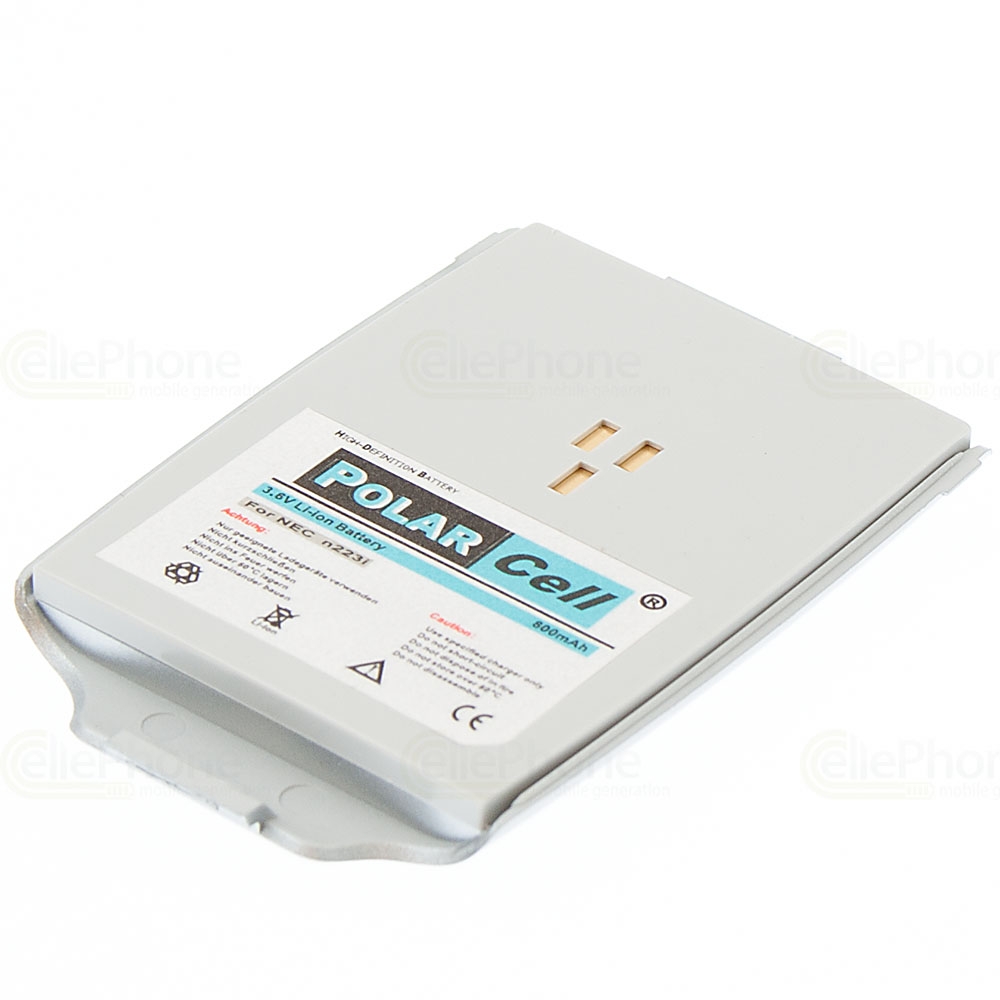 [Bundle] cellePhone PolarCell battery Li-Ion for Nec n223i - silver ...