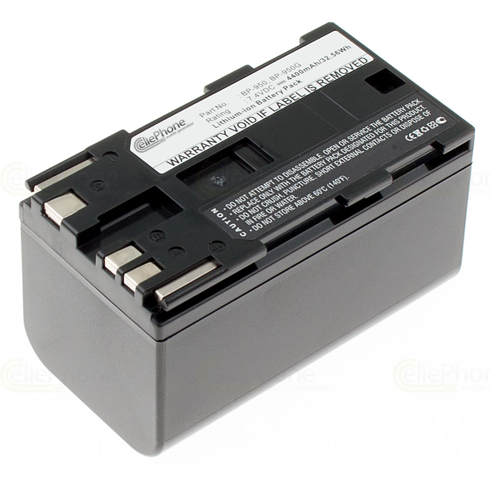 cellePhone Battery Li-Ion compatible with Canon BP-950G | cellePhone ...