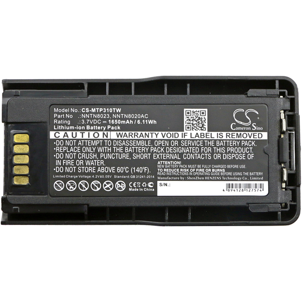 cellePhone Battery Li-Ion for Motorola MTP3100 MTP3200 MTP3250 MTP600 ...