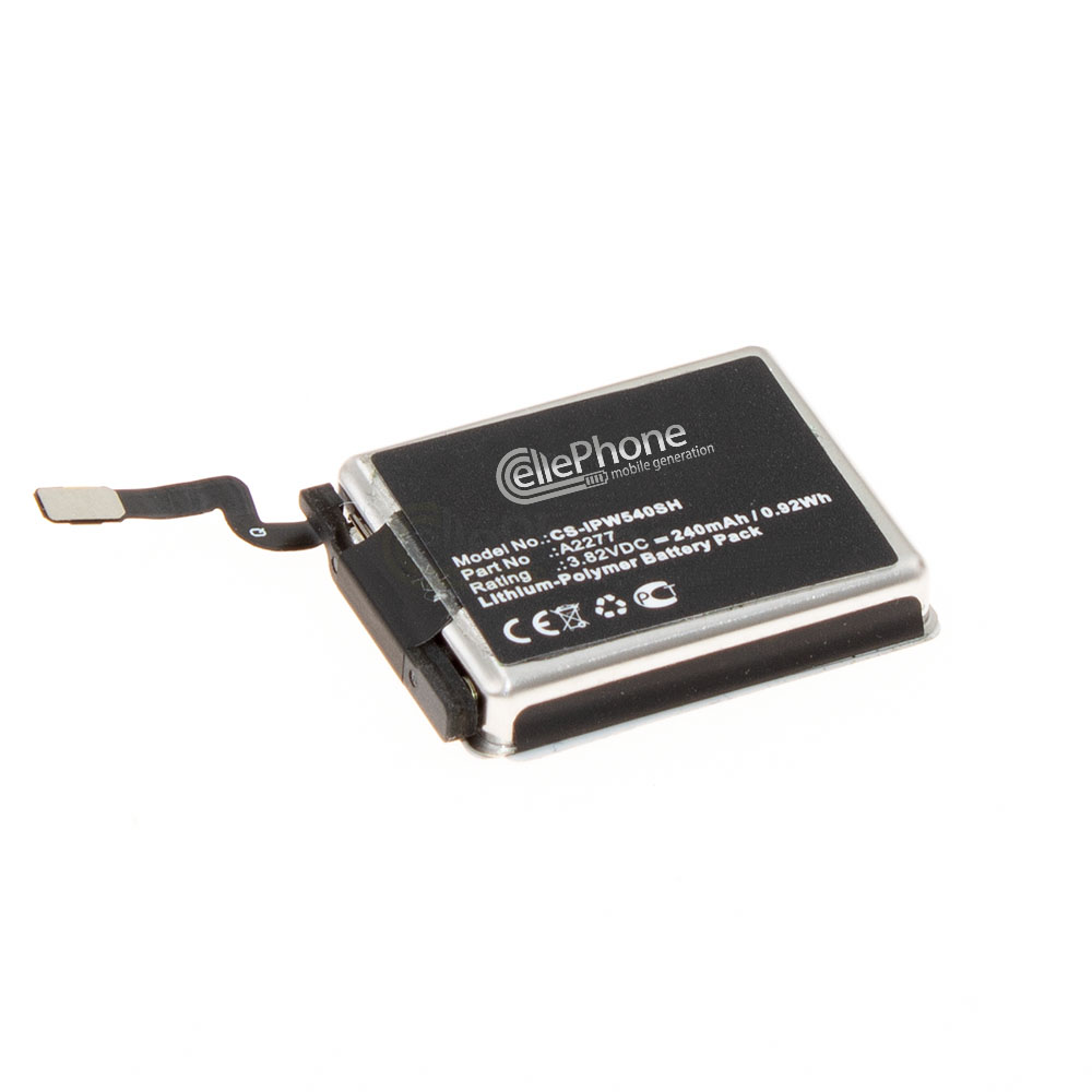 cellePhone Akku Li-Polymer kompatibel mit Apple Watch Series 5 40mm ...