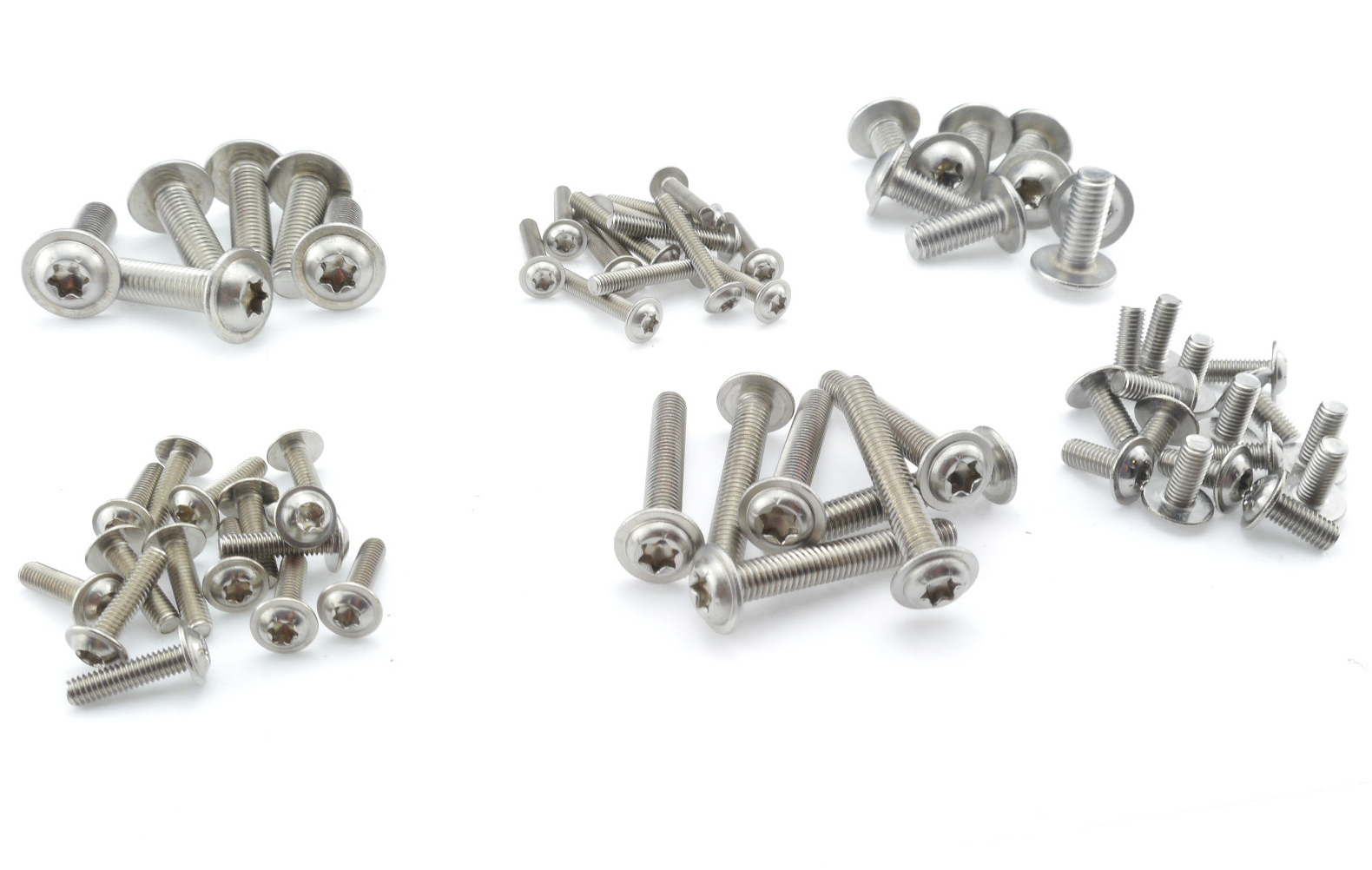 Motorcycle Body Screws Flat Stainless Steel v2a m4 m5 m6 m8 m10 Screws ...