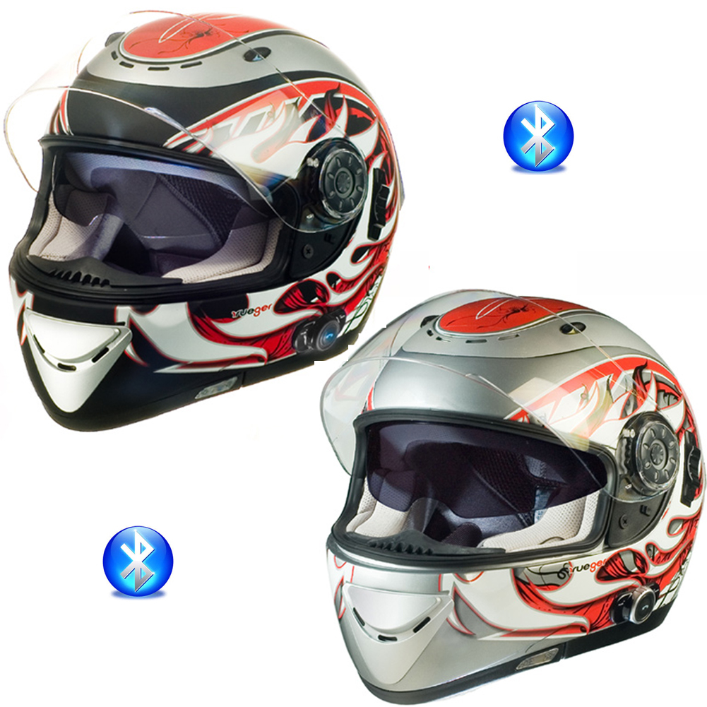 RT-712 Bluetooth Integralhelm Motorradhelm Integral Motorrad Quad Helm ...