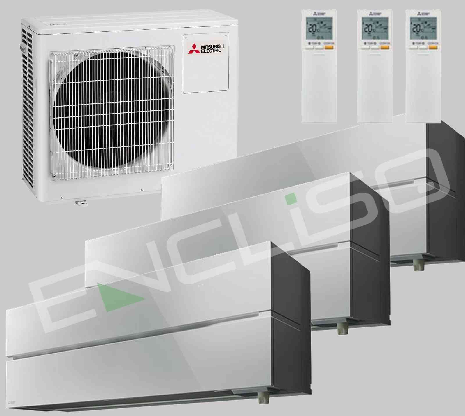 MXZ-3F68VF/MSZ-LN25(2)+35(1)VG - N-White | encliso