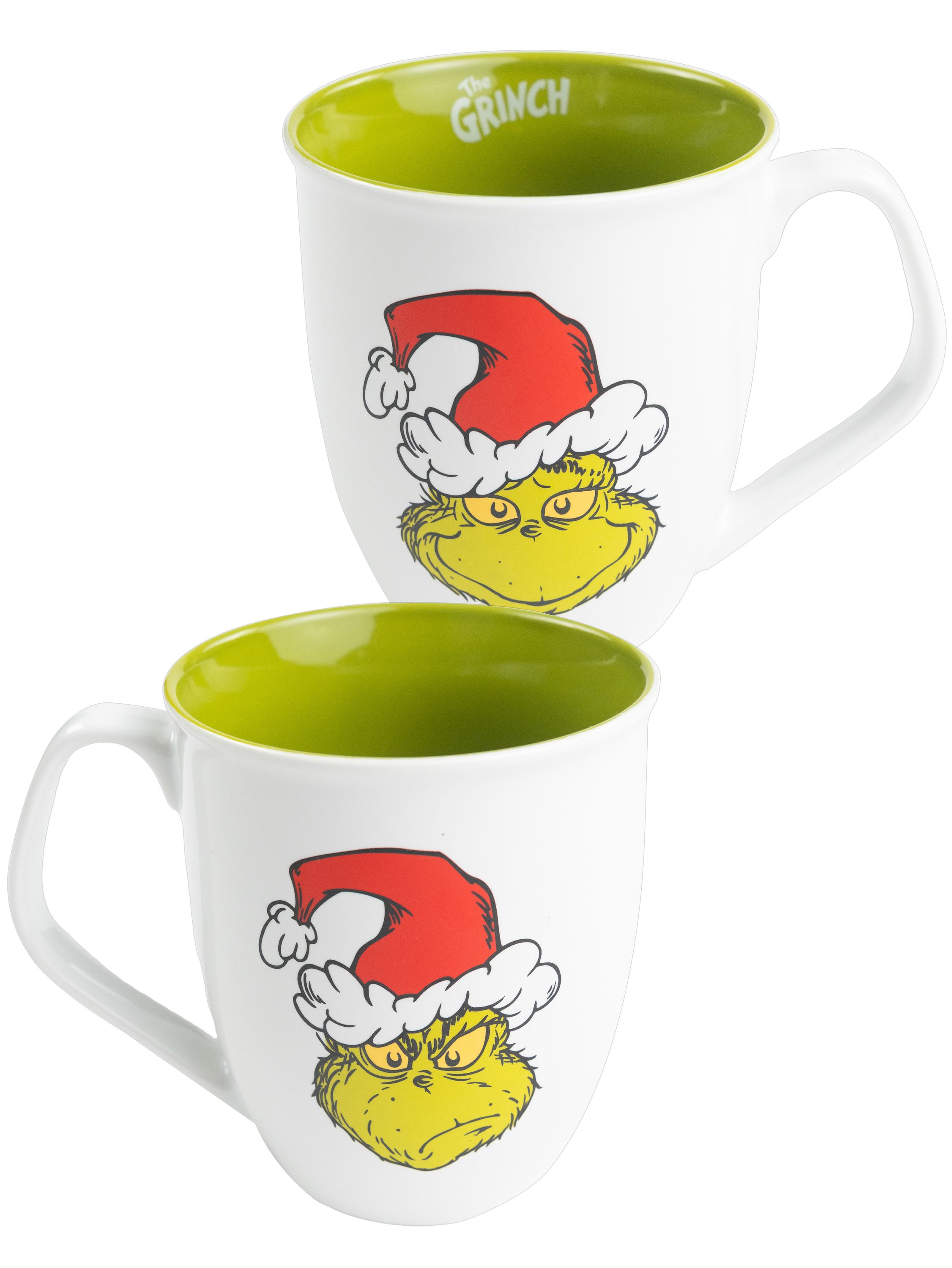 The Grinch Tasse Kaffeetasse Becher Kaffeebecher aus Keramik Grun WeiB 350 ml Elfen