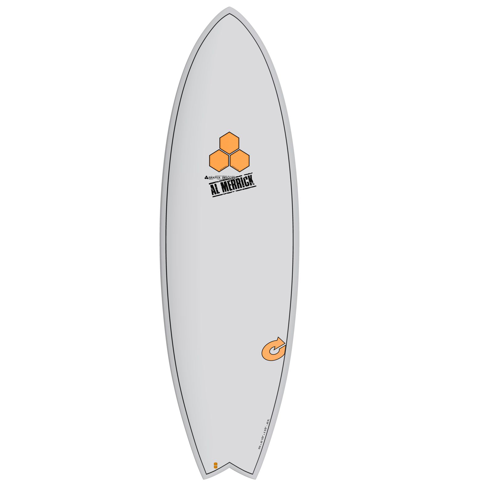 Channel Islands X-lite Pod Mod grau Surfboard Wellenreiter