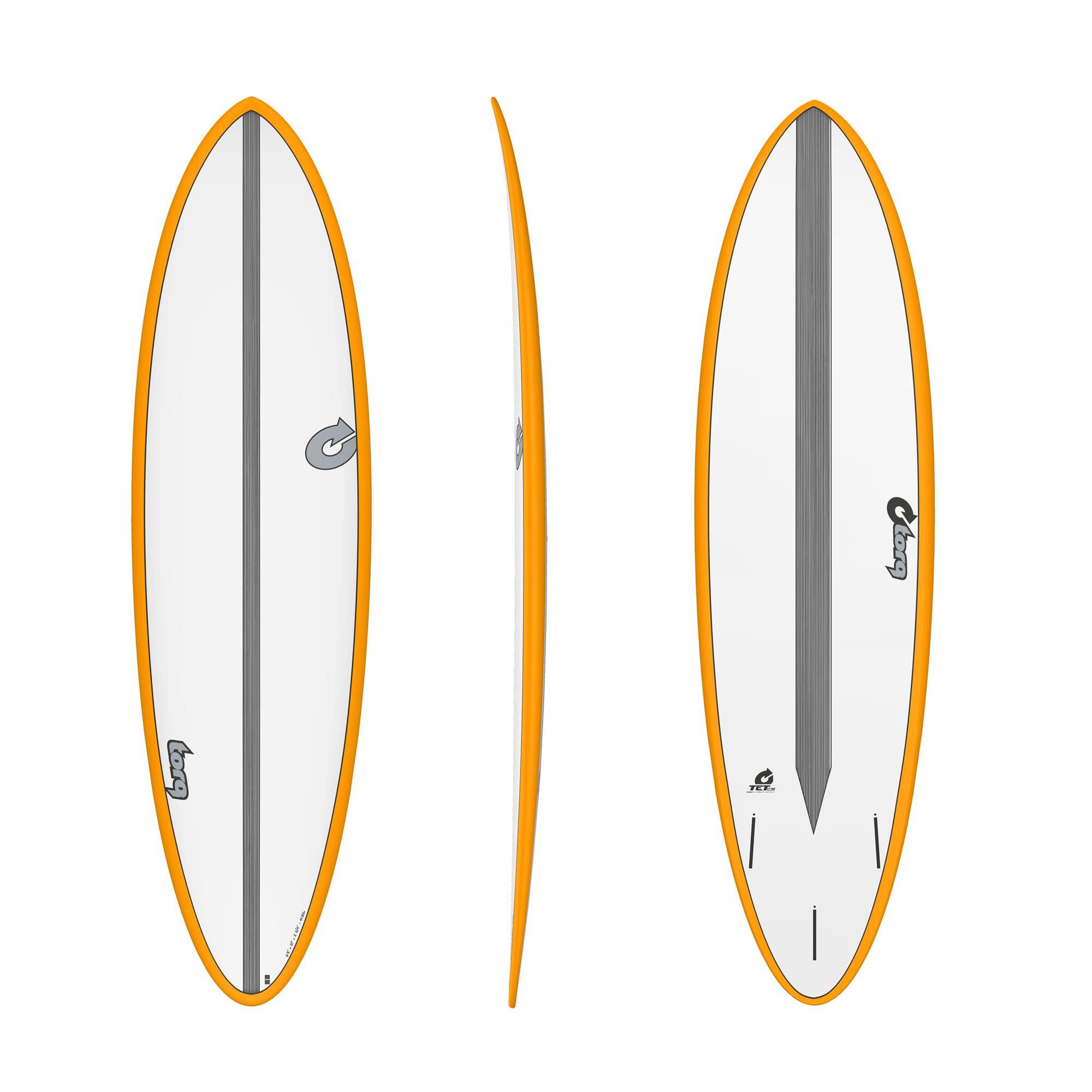 Torq Epoxy TET CS Fun Carbon Orange Surfboard Wellenreiter