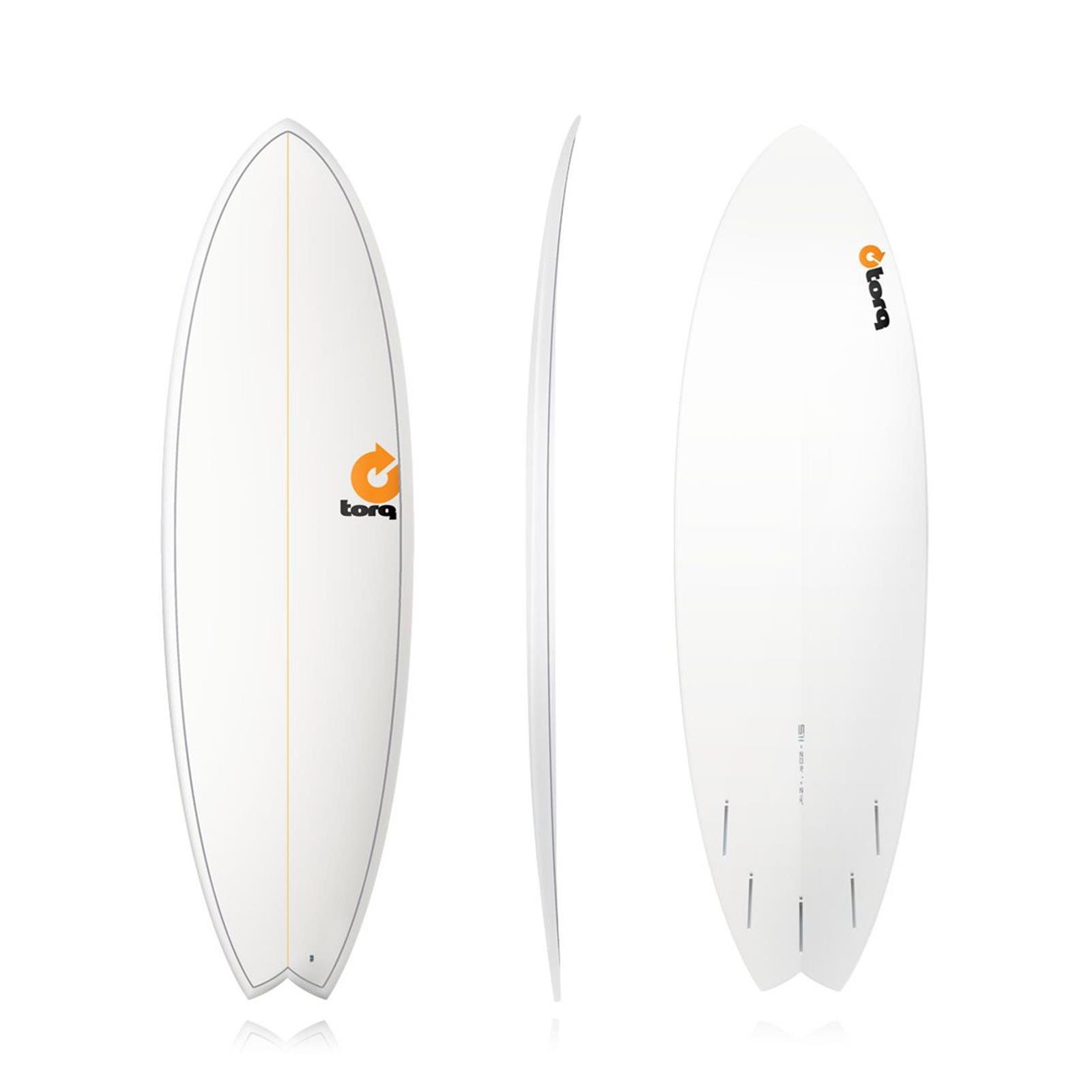 Torq Epoxy TET Fish Pinlines Surfboard Wellenreiter