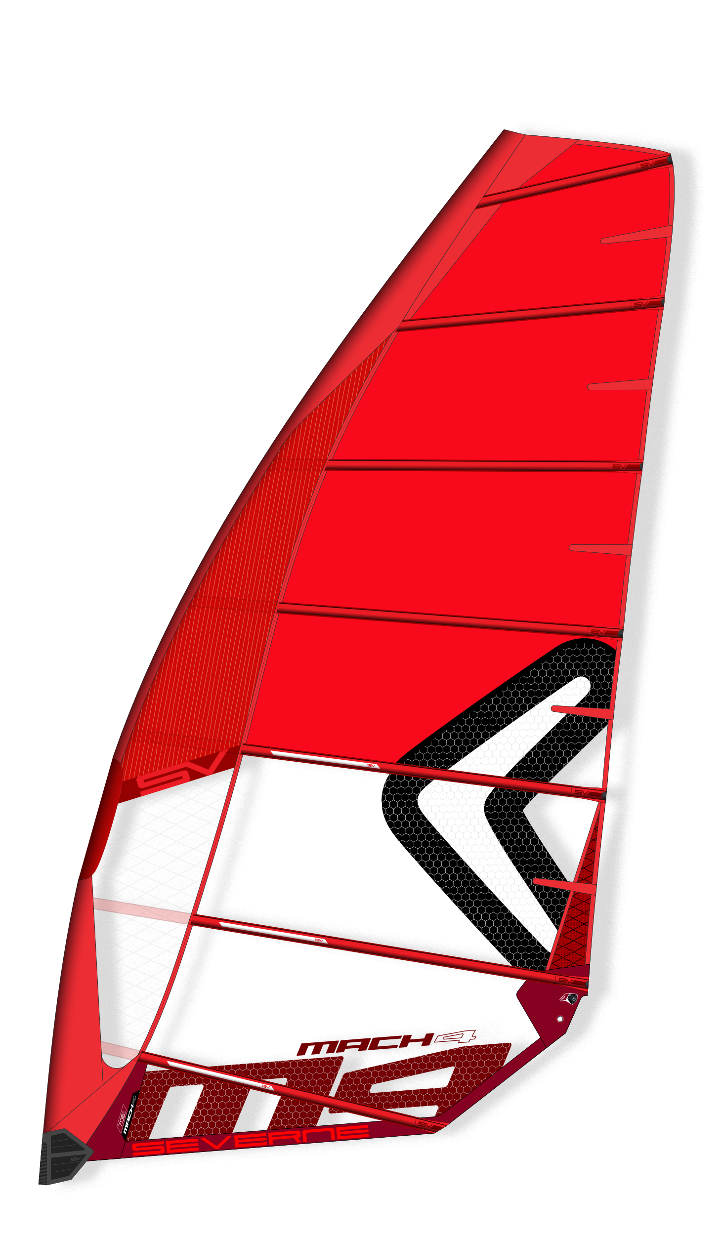 Severne Mach4 Windsurfsegel 22 Race Segel Sail Surf