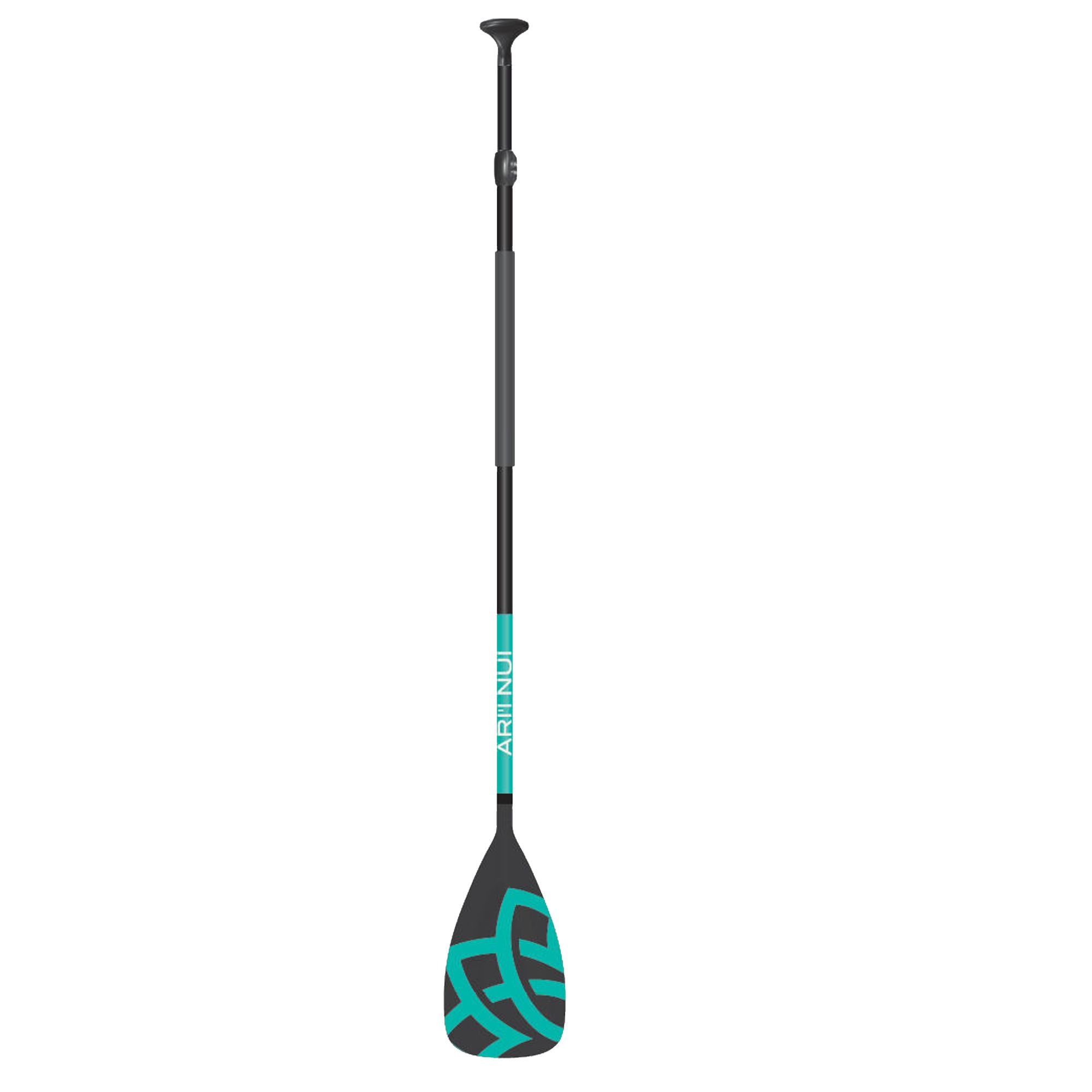Ariinui Alu 3teilig black teal SUP Paddel paddel stand up vario