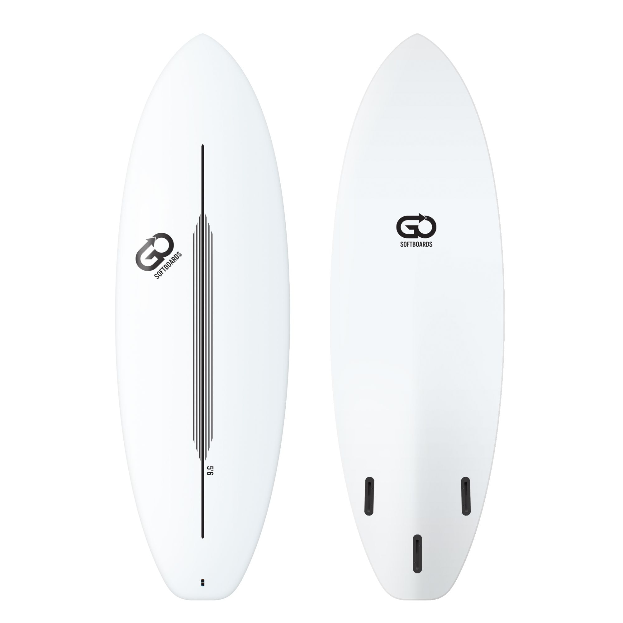 Go Softboard Soft Top Surfboard sandwich wellenreiter soft deck