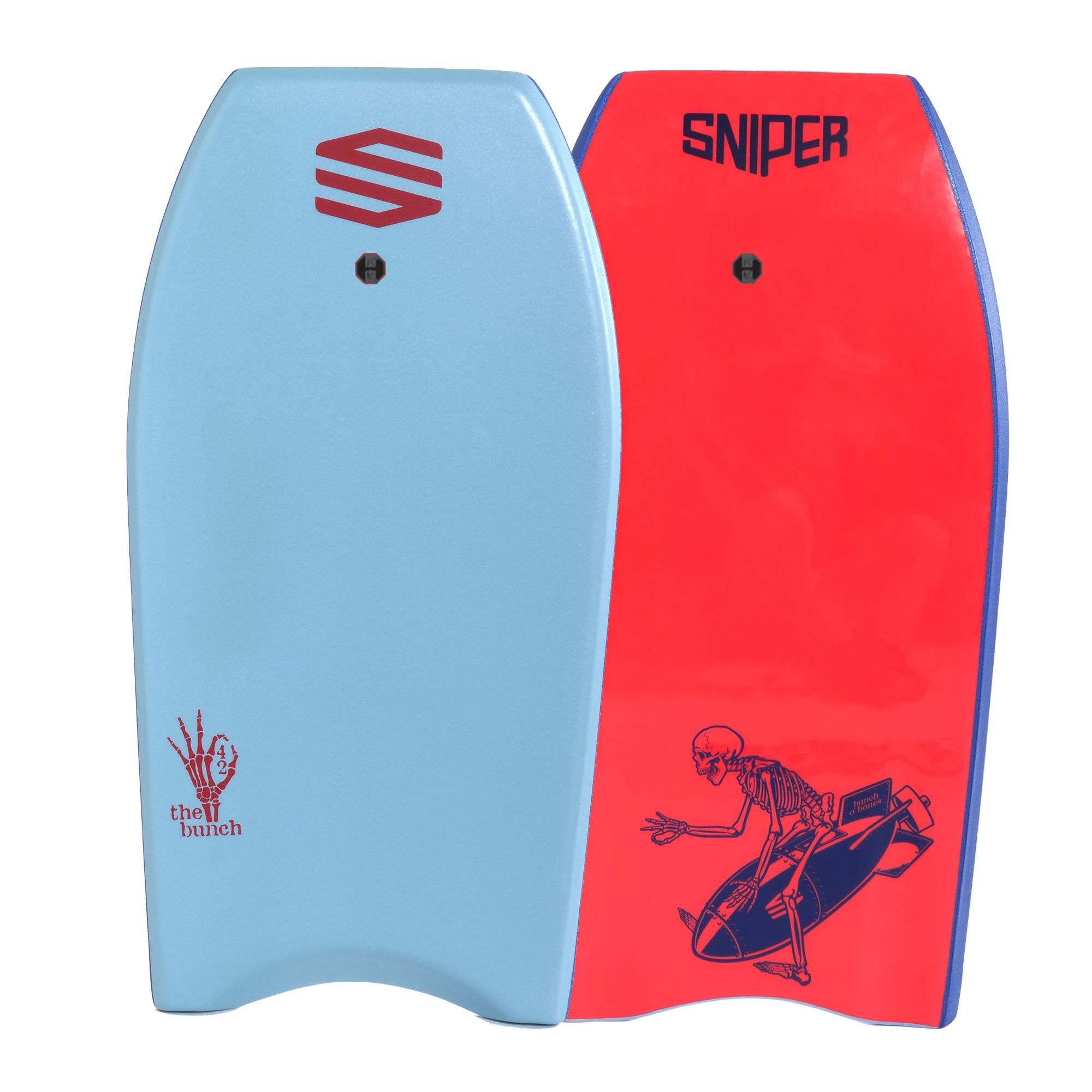 Sniper Bodyboard Bunch EPS Stringer Hellblau boogie boogy body