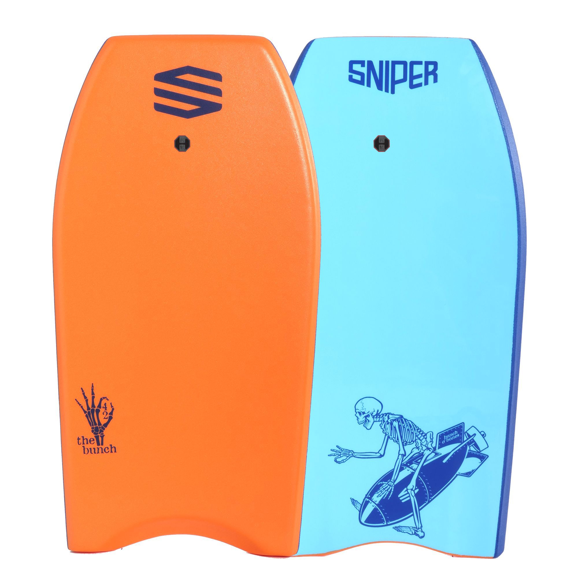 Sniper Bodyboard Bunch EPS Stringer Orange boogie boogy body