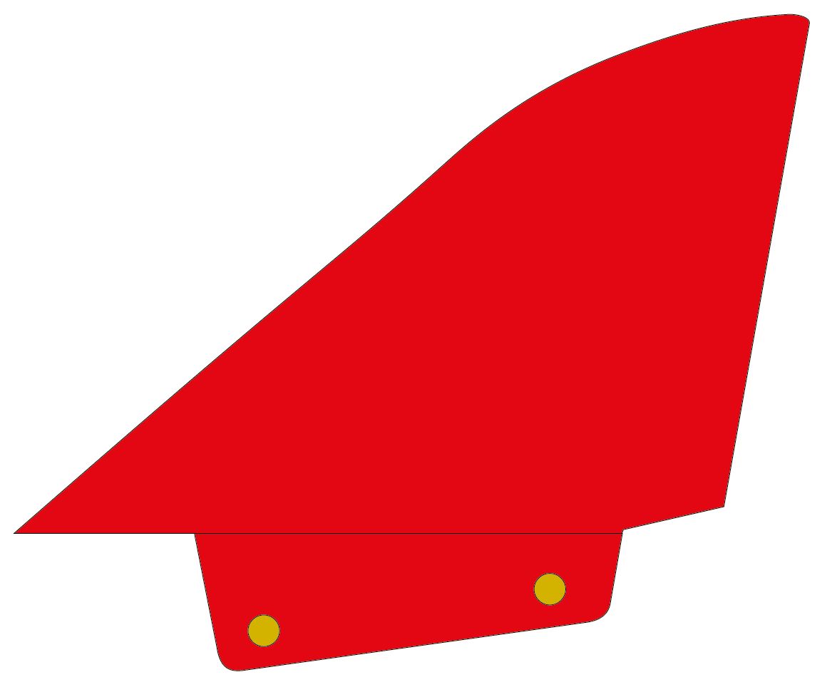 Maui Ultra Fins Delta-Xt-50 Finne Windsurf Slalom Speed Freeride