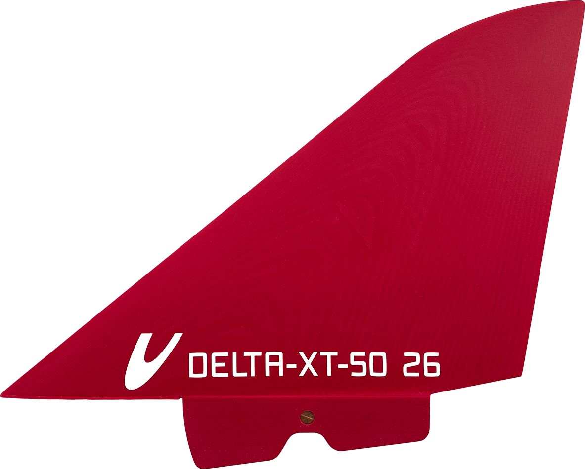 Maui Ultra Fins Delta-Xt-50 Rot Finne Windsurf Slalom Speed