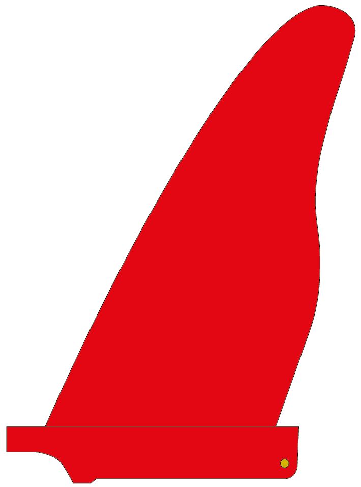 Maui Ultra Fins X-Wave Finne Windsurf Welle On Sideshore Surf