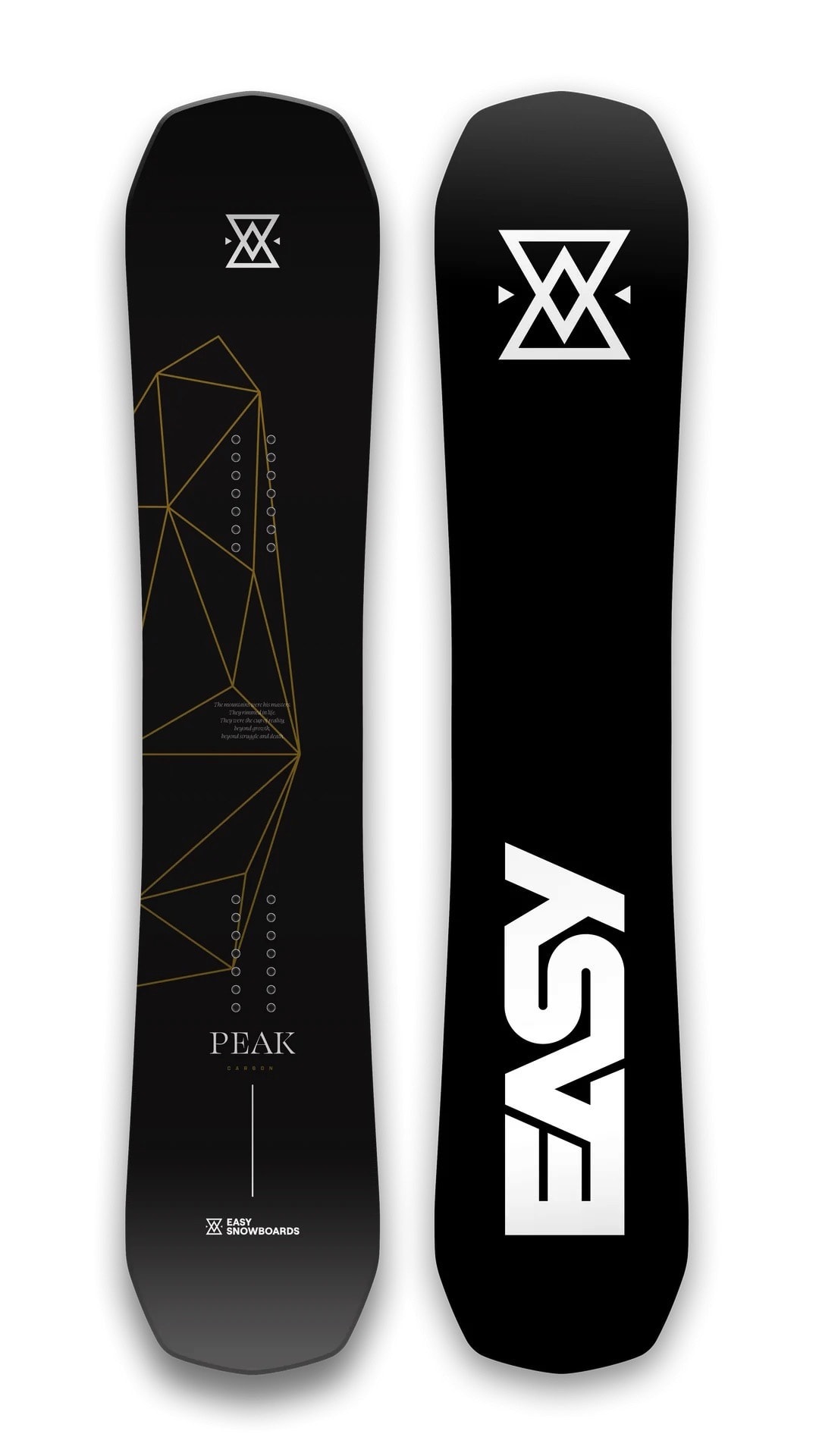 Easy Carbon Peak Snowboard 22 Carving All Mountain Piste Hart